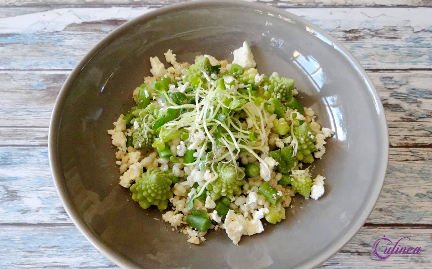 Romanesco Salade met Parelgort | Culinea.nl;