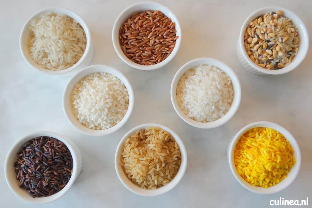 Welke rijstsoorten zijn er - Culinea.nl;