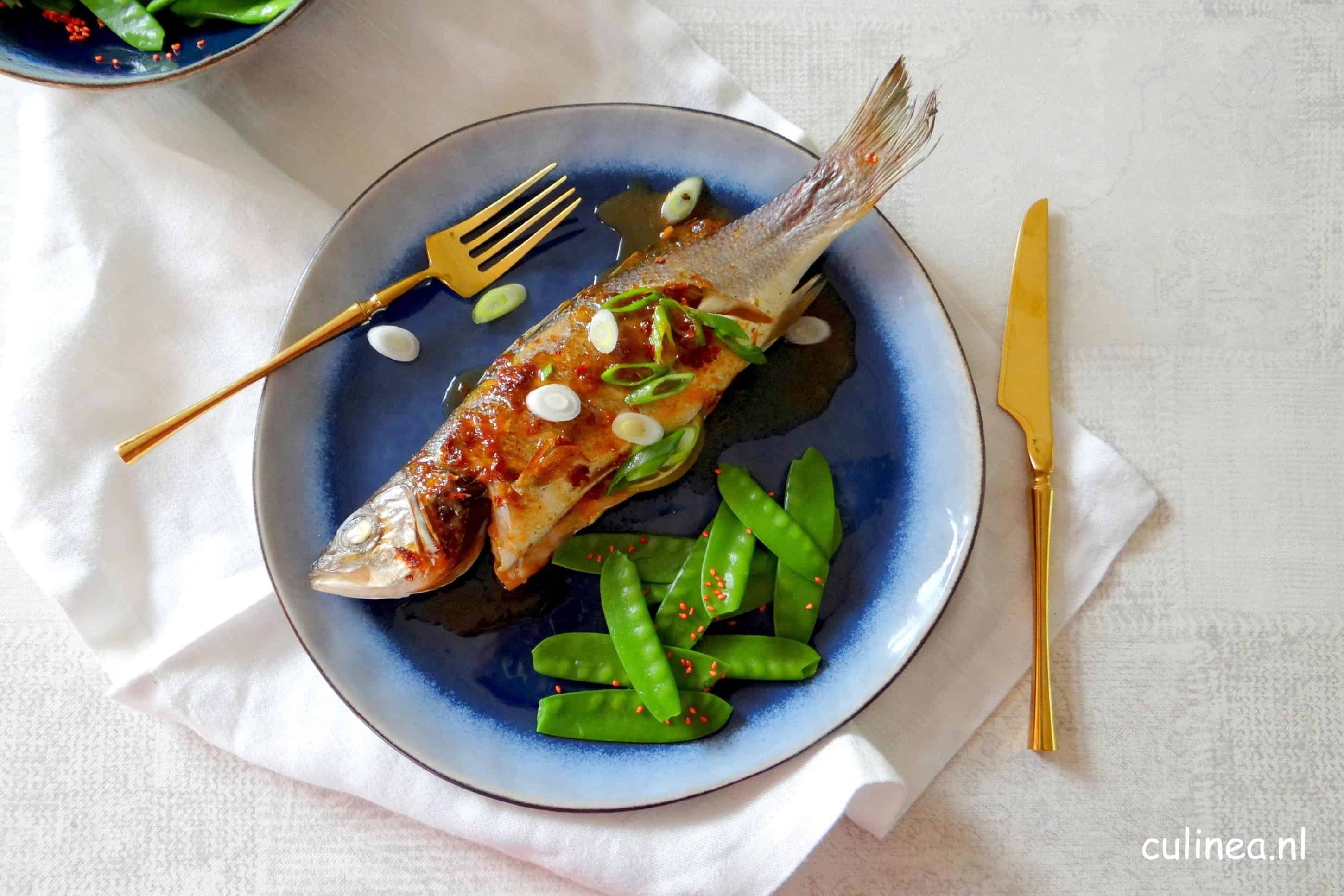 Oosterse Zeebaars uit de Oven | Culinea.nl;