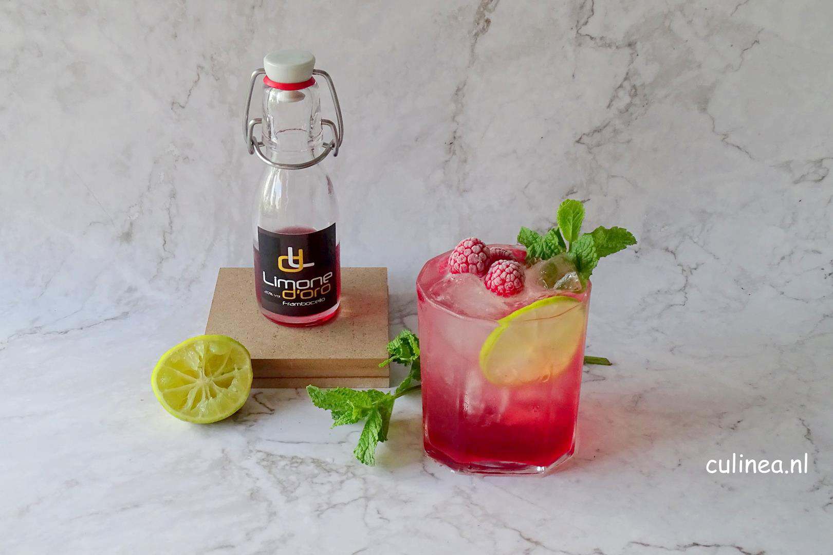 Frambocello cocktail met limoen | Culinea.nl;