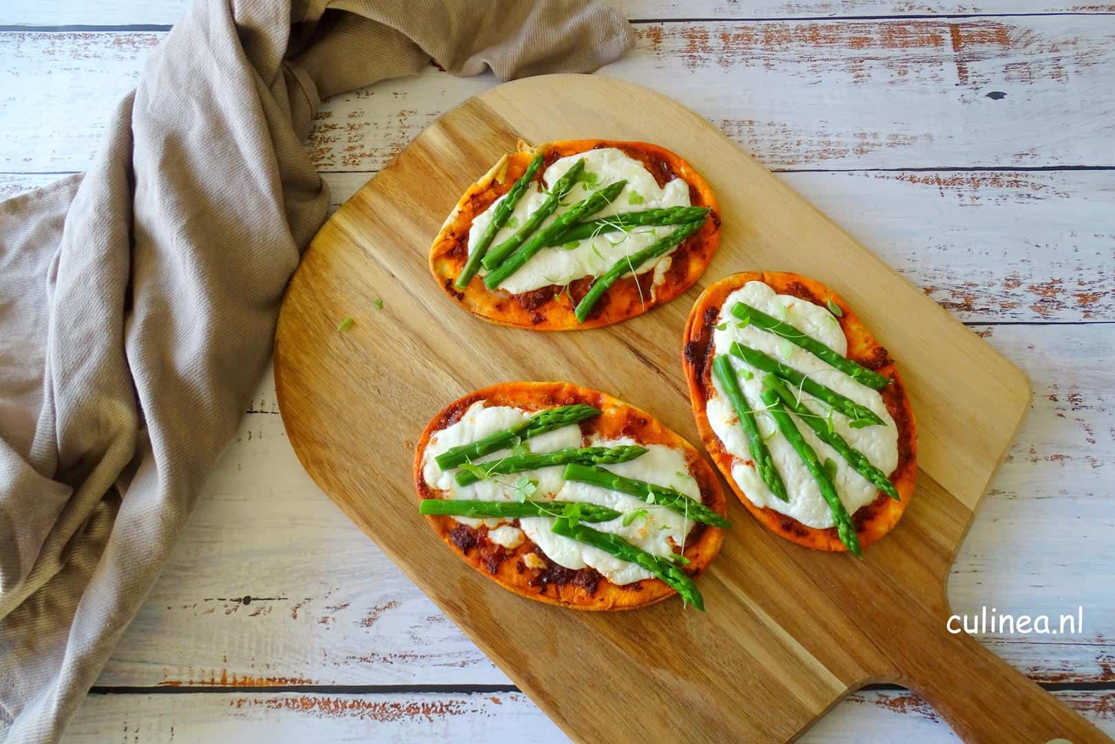 Flatbread met Nduja en burrata | Culinea.nl