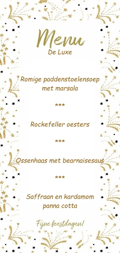 Vier verschillende Kerstmenu’s | Culinea.nl;