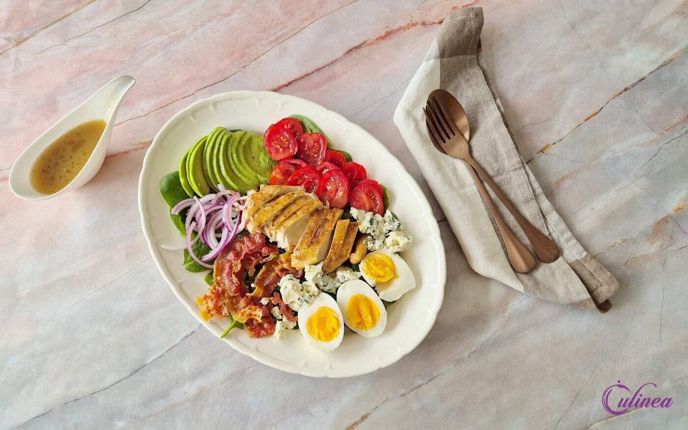 Klassieke Cobb salade | Culinea.nl;